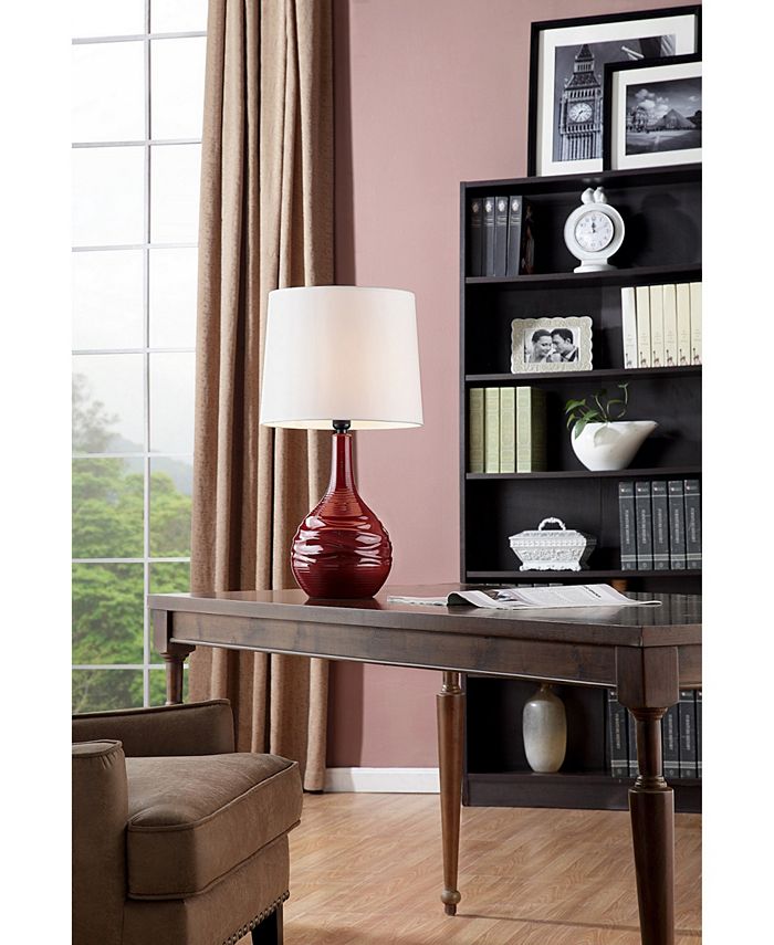ORE Lighting 25" Kapila Ceramic Table Lamp - Macy's