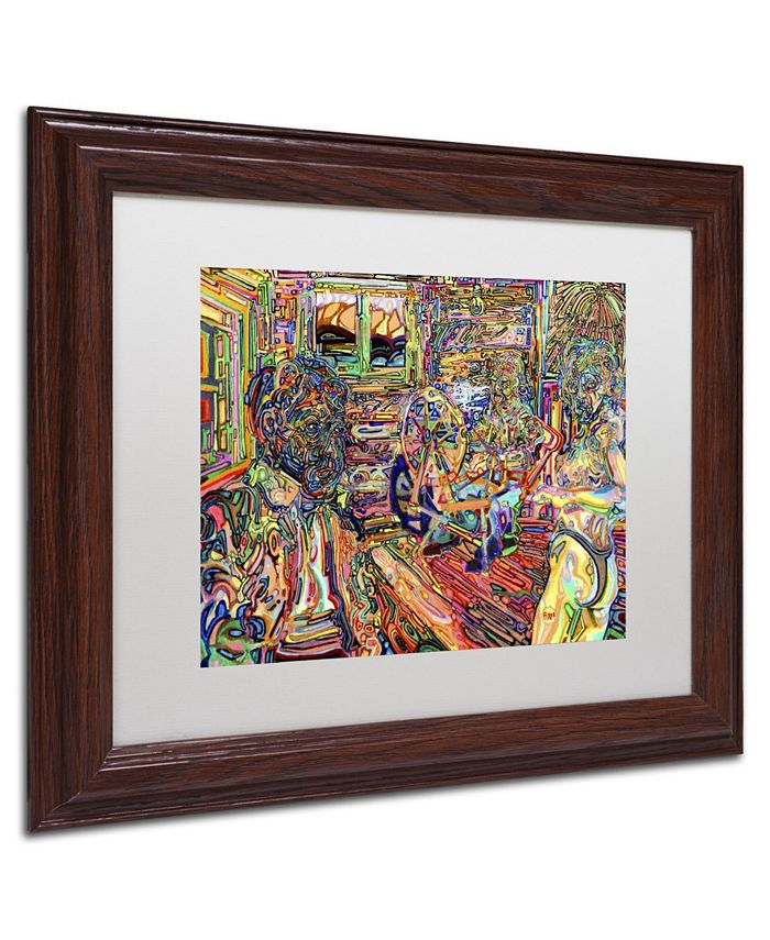 Trademark Global Josh Byer 'His Wife Her Mother' Matted Framed Art - 11 ...