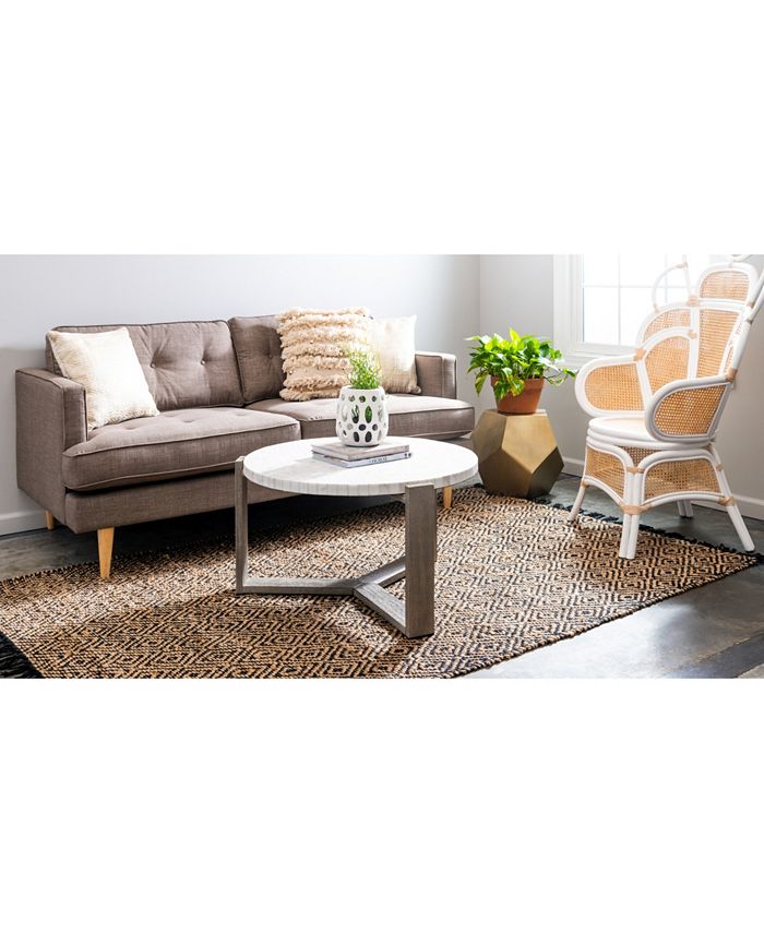 Bayshore Home Braided Tones Brt3 4' x 6' Area Rug - Macy's