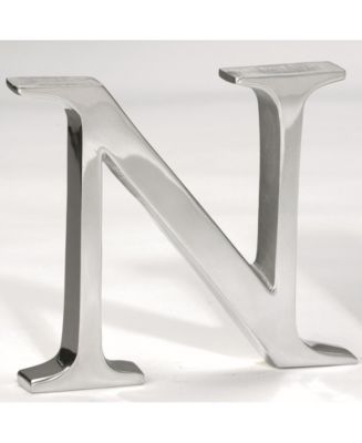 St. Croix KINDWER 6" Aluminum Letter N - Macy's