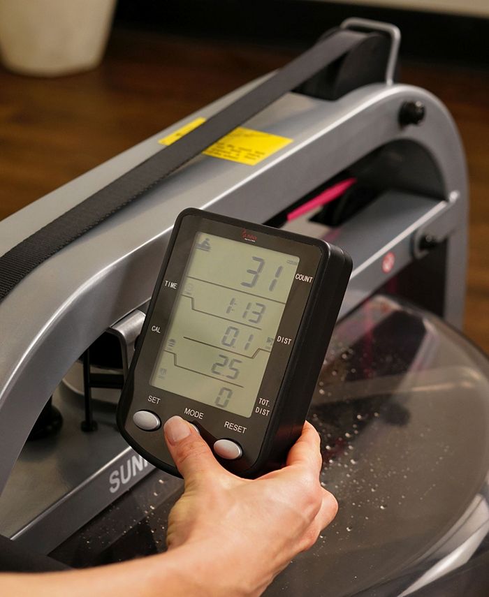 Sunny Health & Fitness Sunny Health and Fitness Water Rowing Machine ...