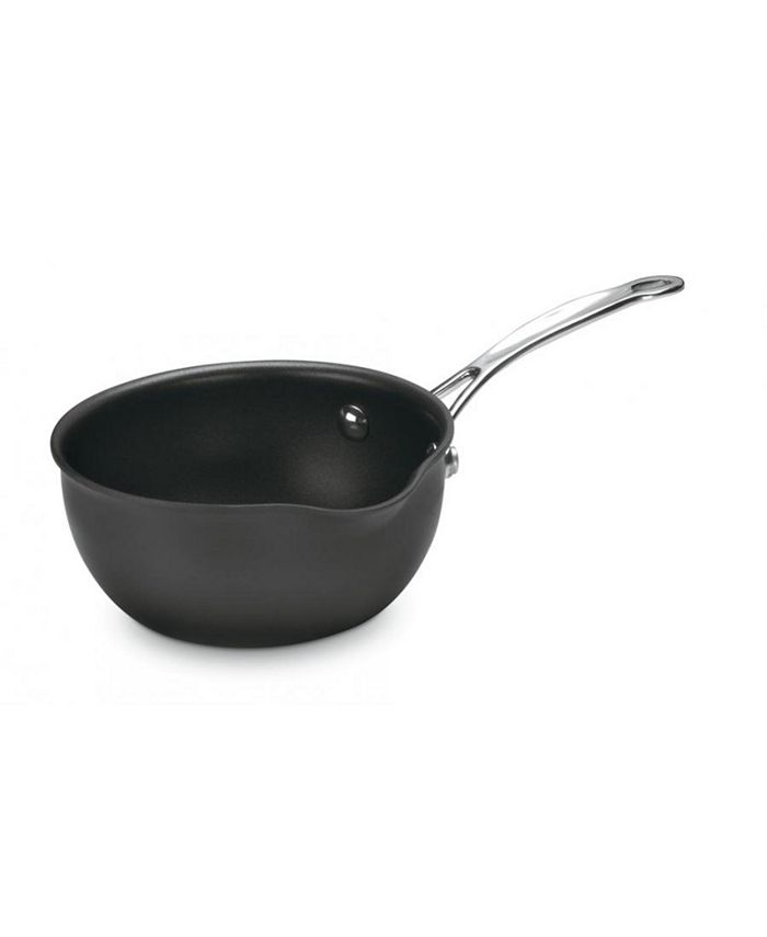 Cuisinart Chefs Classic Hard Anodized 1-Qt. Open Pour Saucier - Macy's