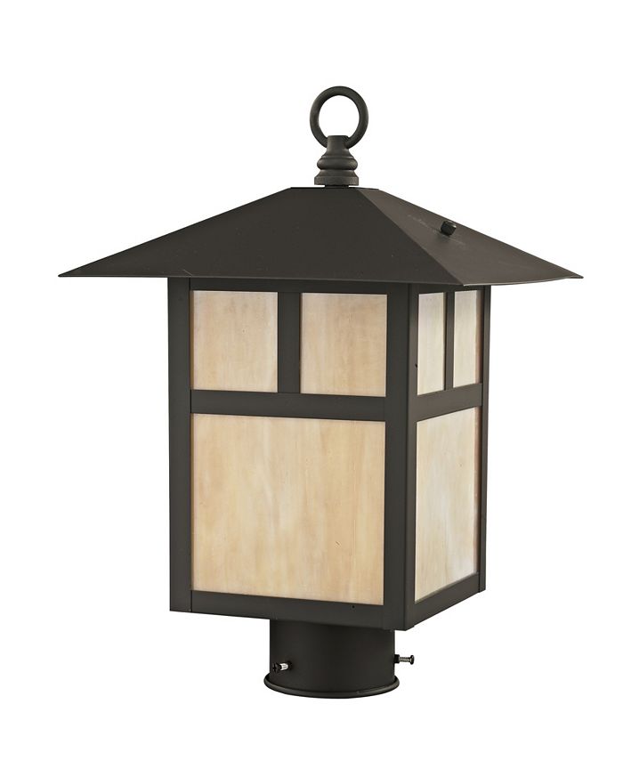 Livex Montclair Mission 1-Light 15" Outdoor Post Lantern - Macy's