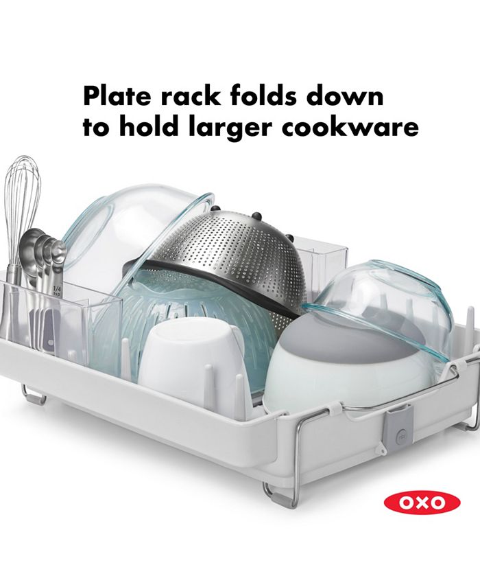 OXO Good Grips Foldaway Dish Rack - Macy's