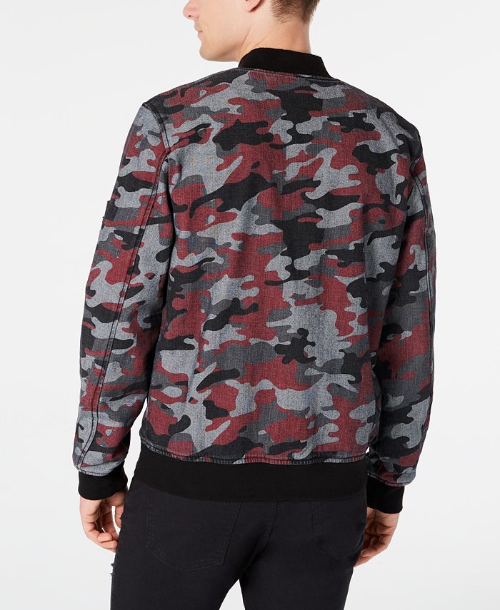 American Rag Men's Frankie Camo Bomber Jacket, Created for Macy's - Macy's