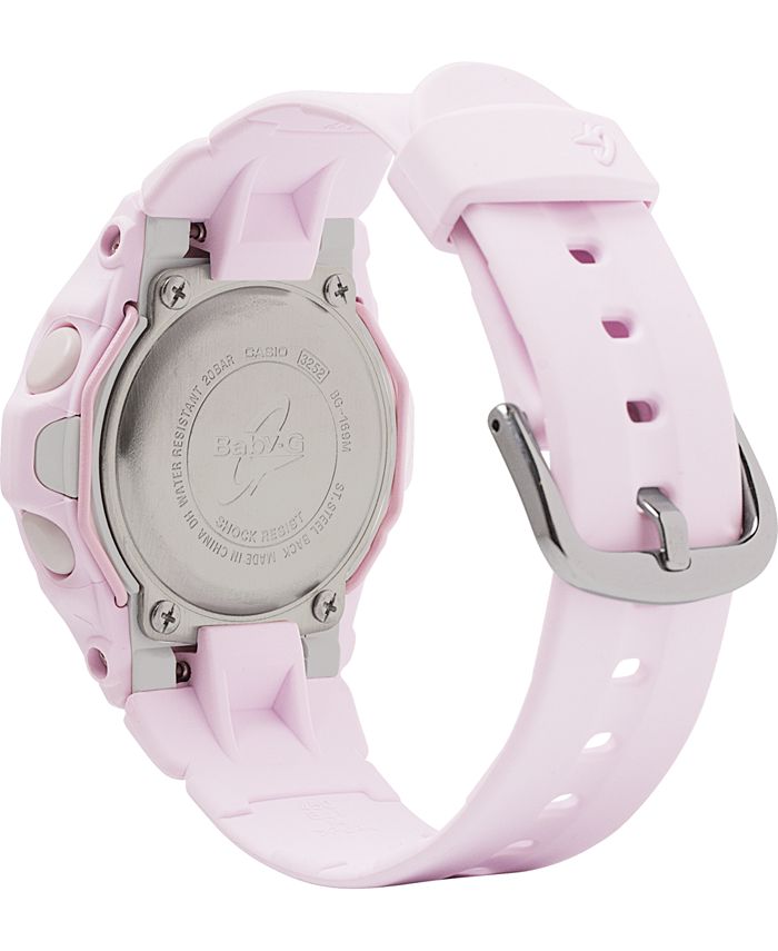 G-Shock Women's Digital Pink Resin Strap Watch 42.6mm - Macy's