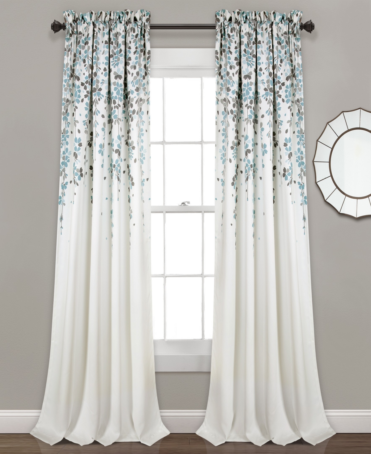Click here for Weeping Flower Light Filtering Window Curtain Pane... prices