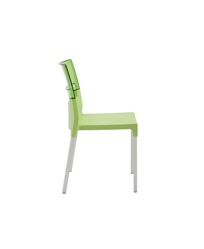 Euro Style Diva Stacking Side Chair - Set of 4 - Macy's