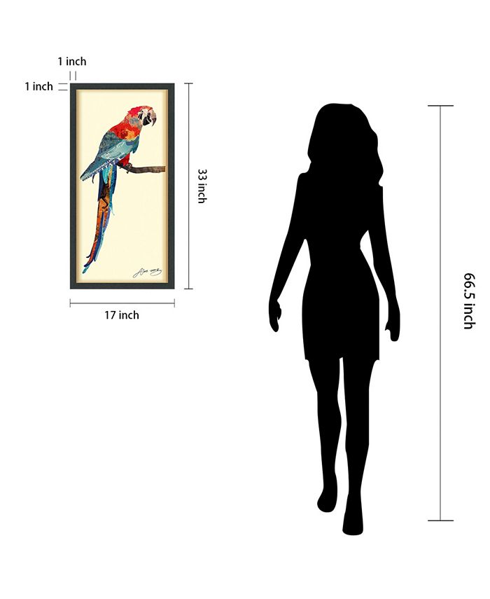 Empire Art Direct 'Tropical Parrot' Dimensional Collage Wall Art - 17 ...