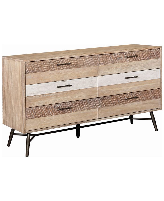 Coaster Home Furnishings Marlow 6-Drawer Dresser - Macy's Coaster Home Furnishings Marlow 6-Drawer Dresser - Macy's