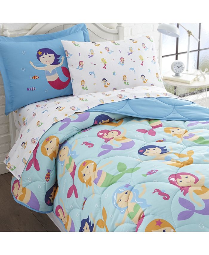 Wildkin Mermaids Sheet Set - Full & Reviews - Sheets & Pillowcases ...