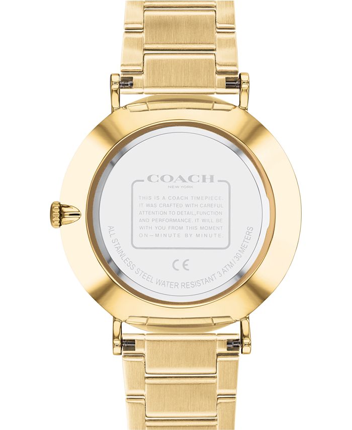 COACH Men's Charles Stainless Steel Bracelet Watch 41mm - Macy's