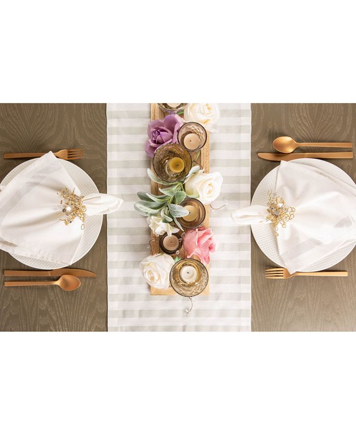 Design Imports Mr. Mrs. Table Runner 14" x 72" - Macy's