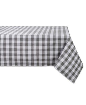 Design Imports Checkers Table Cloth 52" x 52" - Macy's