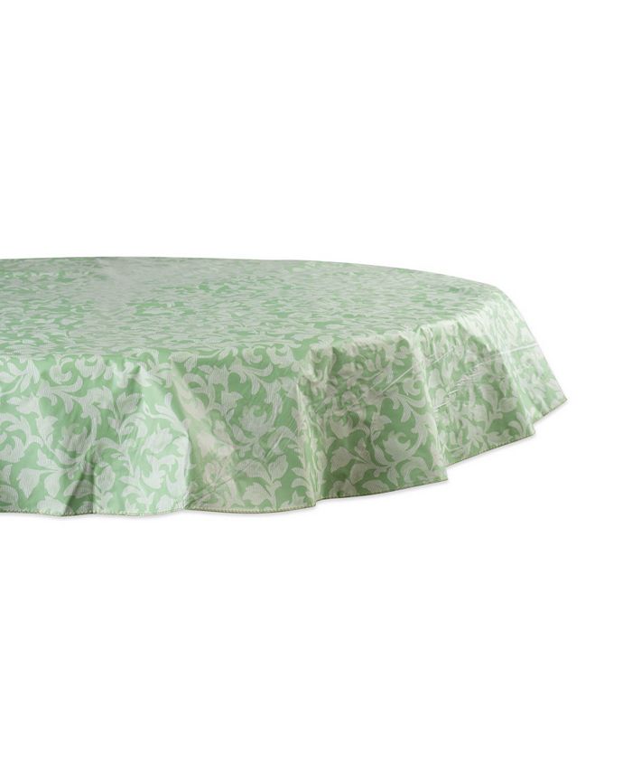 Design Imports 60" Round Vinyl Tablecloth - Macy's
