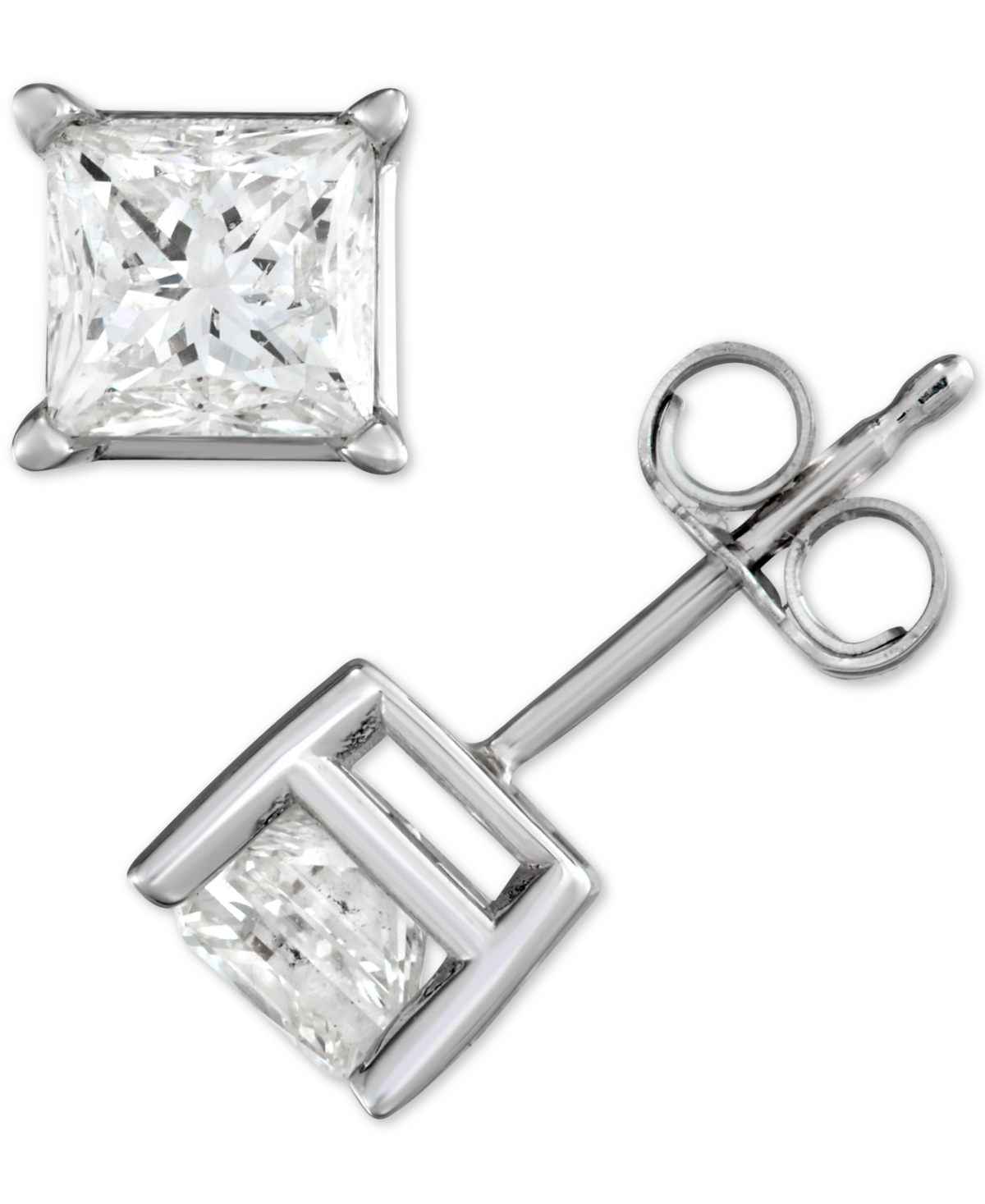 Click here for Diamond Princess Stud Earrings (1/2 ct. t.w.) in 1... prices