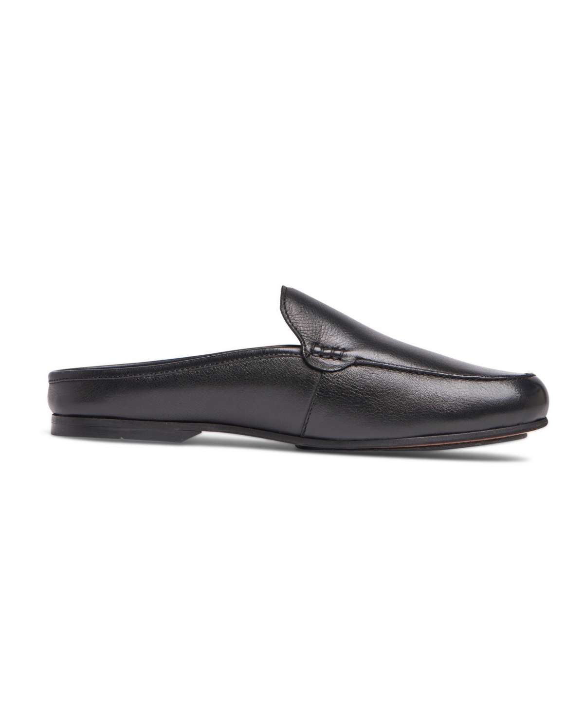 Click here for Mens Planeo Slide Leather Mule - Black prices