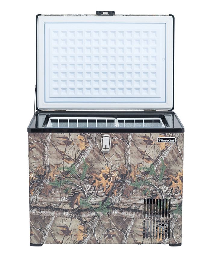 Magic Chef 1.4 Cubic Feet Portable Freezer with Authentic Real Tree ...