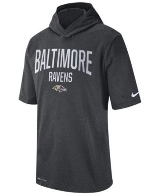Nike Men's Baltimore Ravens Dri-FIT Training Hooded T-Shirt - Macy's