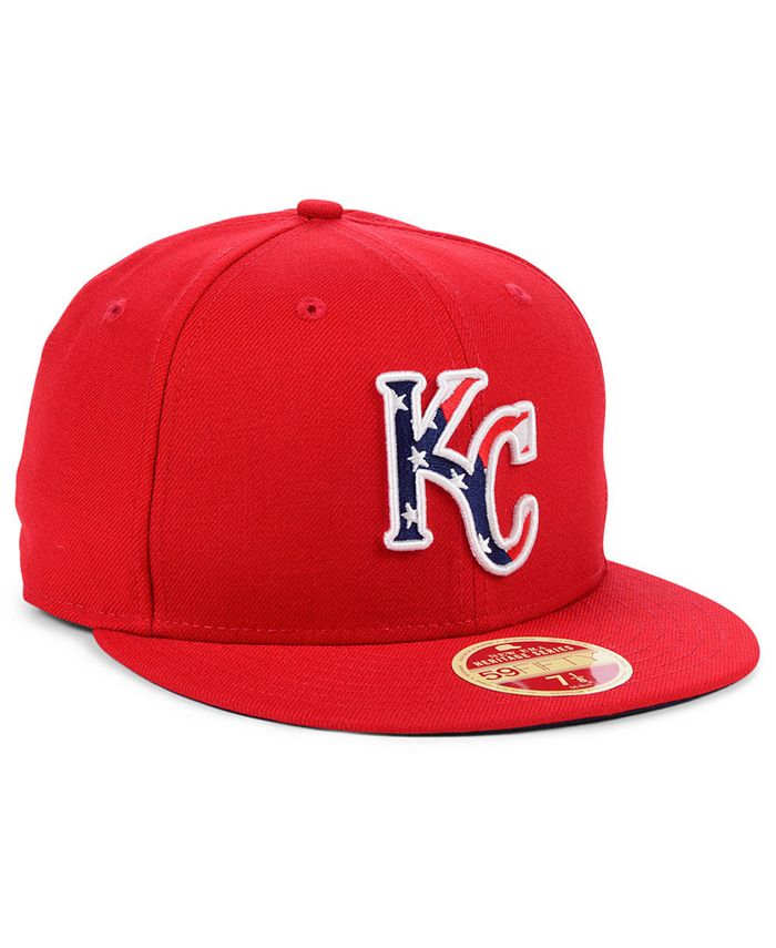 New Era Kansas City Royals Retro 2009 Stars and Stripes 59FIFTY Fitted ...