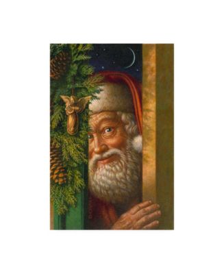 Dan Craig Santa- 1 Canvas Art - 27" x 33.5" - Macy's