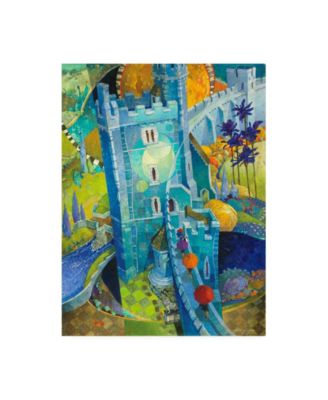 David Galchutt The Blue Castle Canvas Art - 15.5" x 21" - Macy's