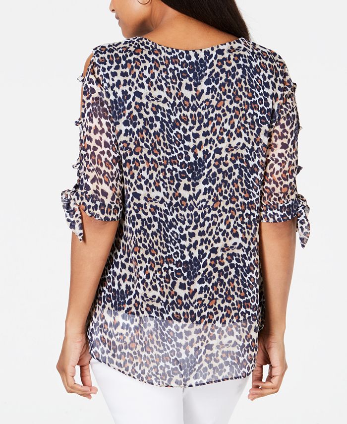 JM Collection Ladder-Sleeve Top, Created for Macy's - Macy's
