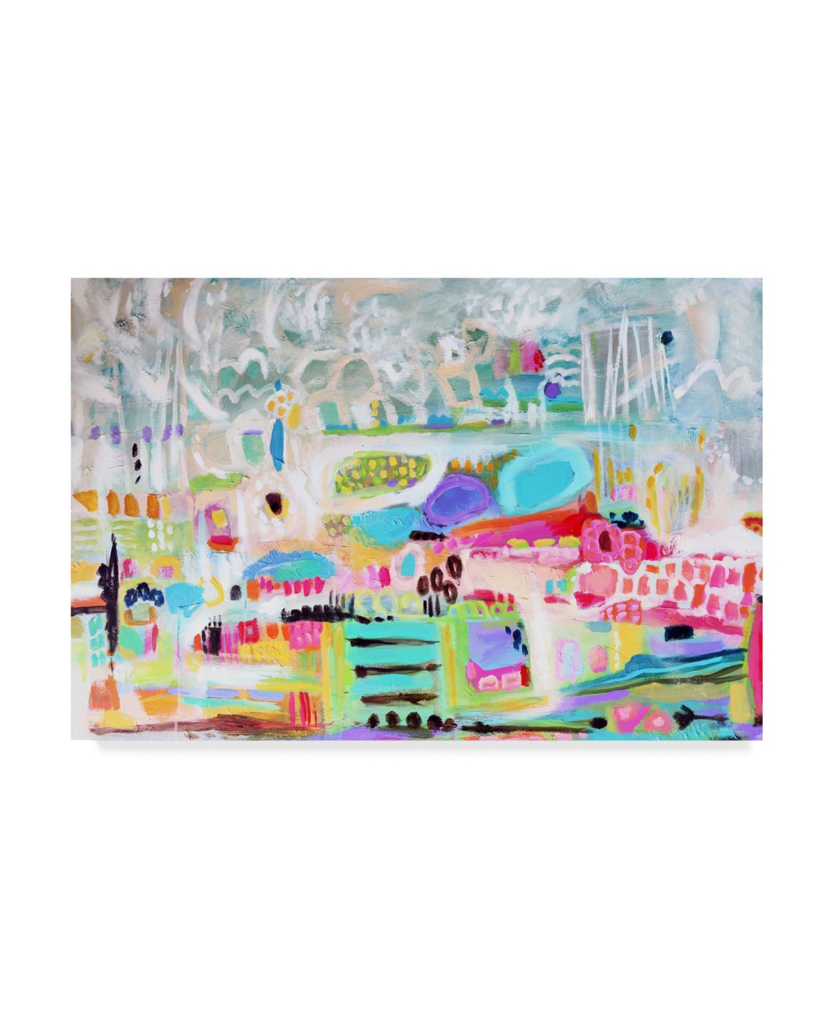 Click here for Karen Fields Abstract Clouds Canvas Art - 37 x 49... prices