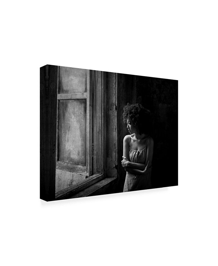 Trademark Global Yoga Aris Pirdaus Alone in the Window Canvas Art - 15 ...