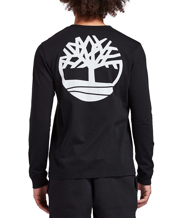 Timberland Men's Puffed Logo Graphic Long Sleeve T-Shirt - Macy's