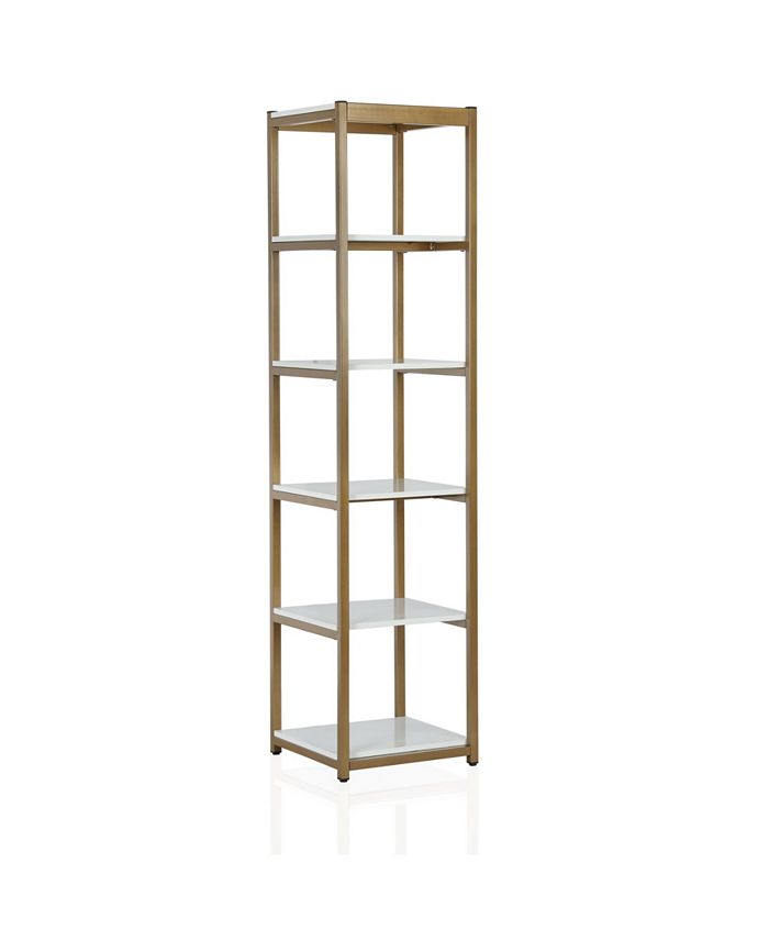 CosmoLiving Cosmo living Billie Metal Bookcase Etagere - Macy's