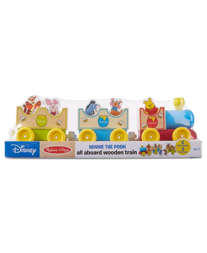 Melissa and Doug Winnie the Pooh Wooden All Aboard Train - Macy's