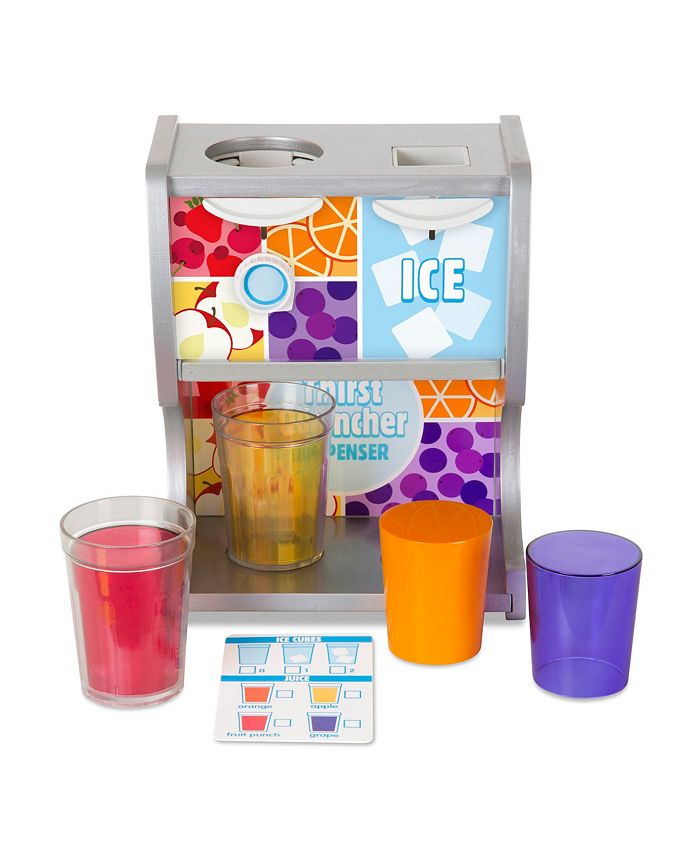 Melissa and Doug Melissa & Doug Wooden Thirst Quencher Drink Dispenser ...