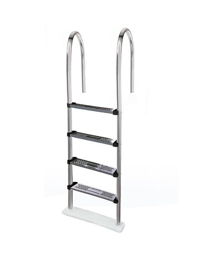 Blue Wave Premium Stainless Steel in Pool Ladder for Above Ground Pools ...