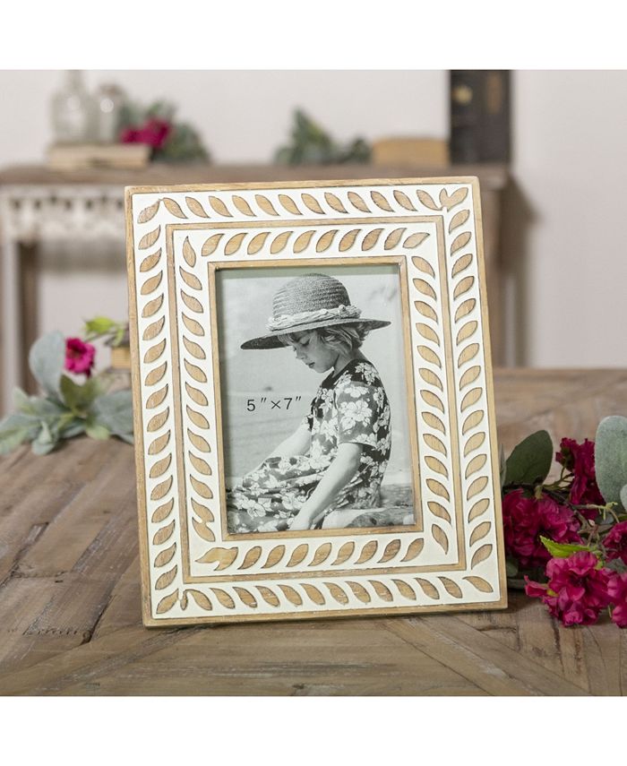 VIP Home & Garden 5" x 7" Multi Wood Picture Frame - Macy's