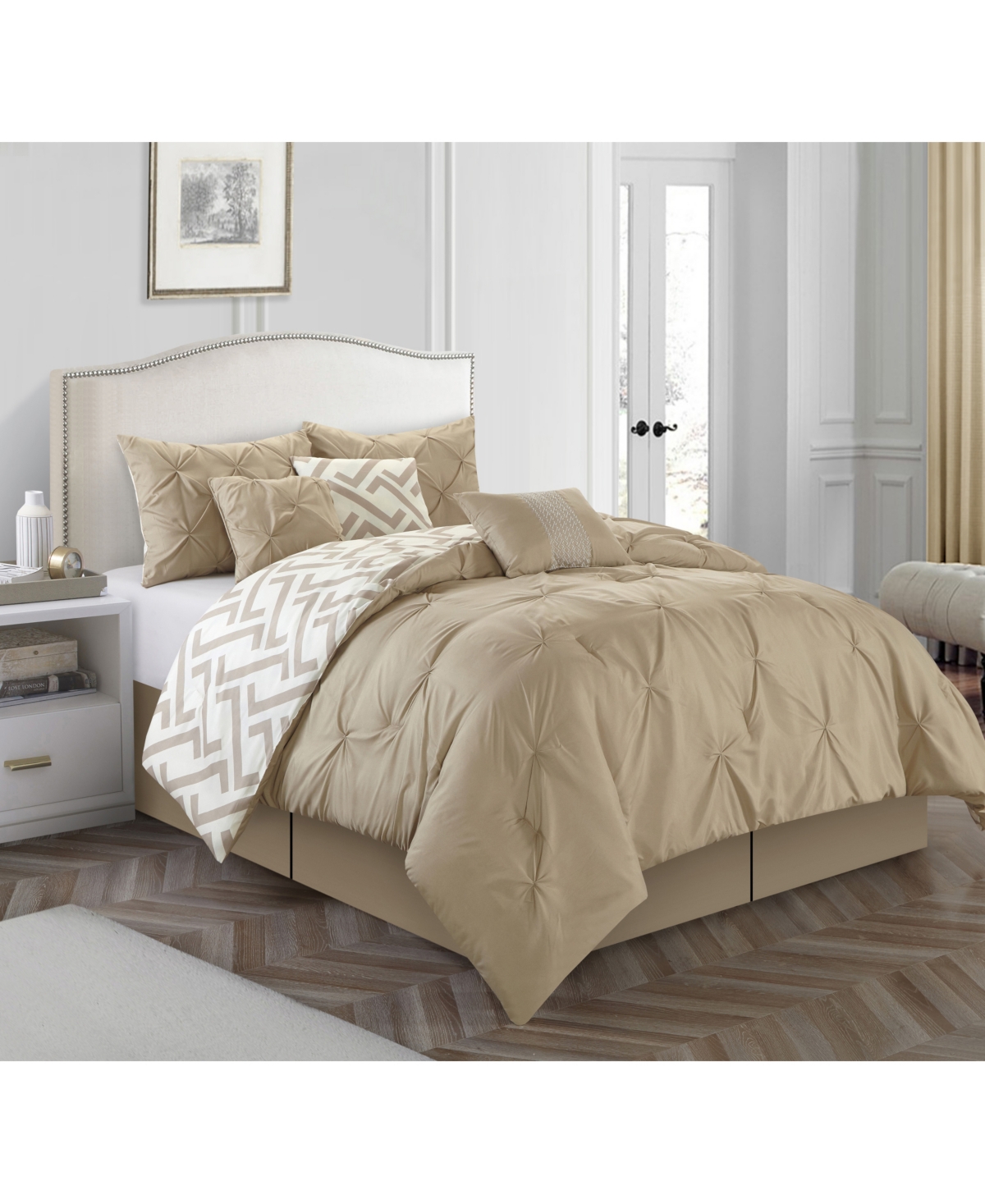 Click here for Stratford Park Loren 7-Pc. Comforter Set  King - B... prices