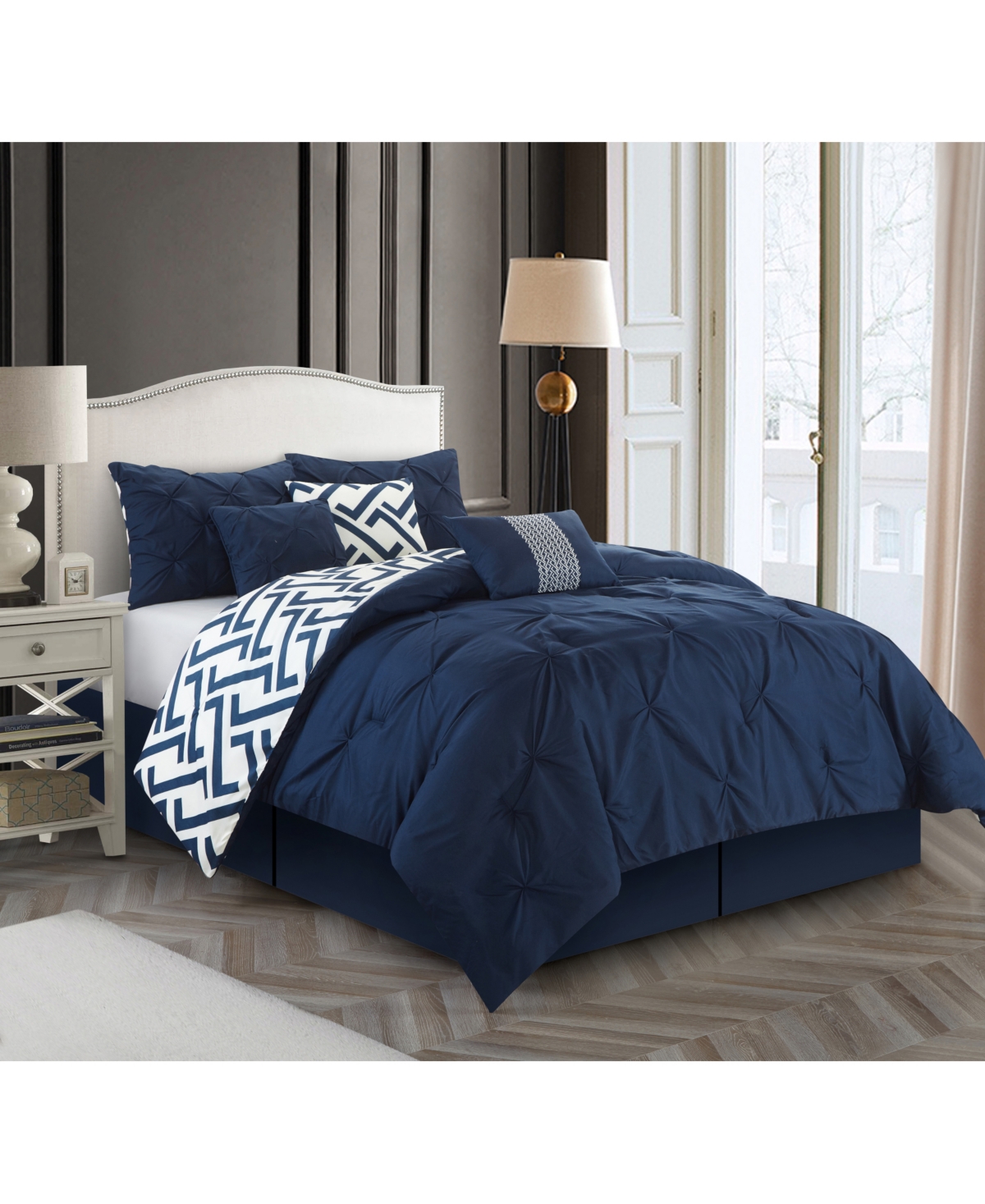 Click here for Stratford Park Loren 7-Pc. Comforter Set  King - N... prices