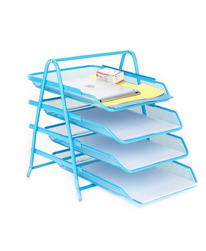 Mind Reader 4 Tier Paper Tray Desk Organizer - Macy's
