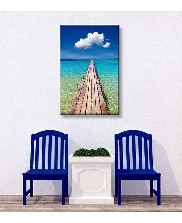 West of the Wind Walk on Water Indoor/Outdoor Canvas Art, 30" x 40 ...