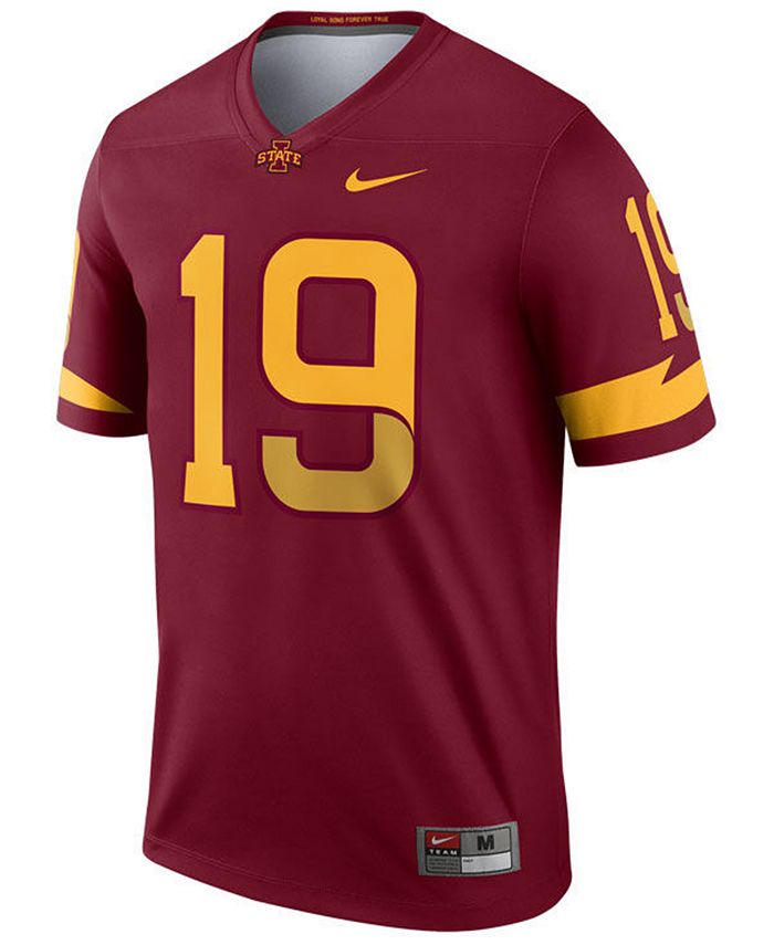 Nike Men's Iowa State Cyclones Legend Football Jersey - Macy's