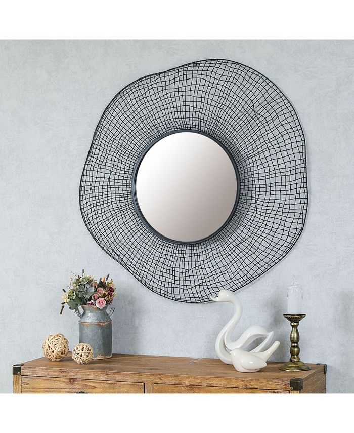 Luxen Home Metal Wire Frame Wall Mirror - Macy's