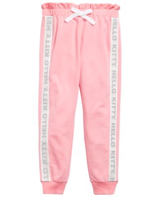 Hello Kitty Toddler Girls French Terry Track Pants - Macy's