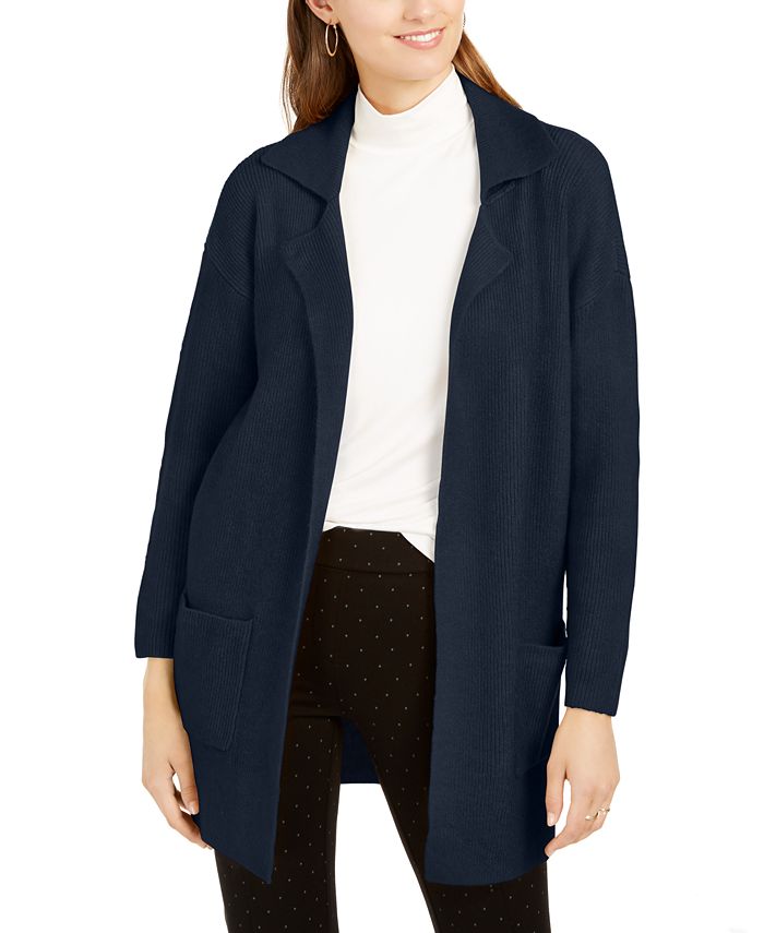Style & Co Open-Front Topper Jacket, Created for Macy's - Macy's