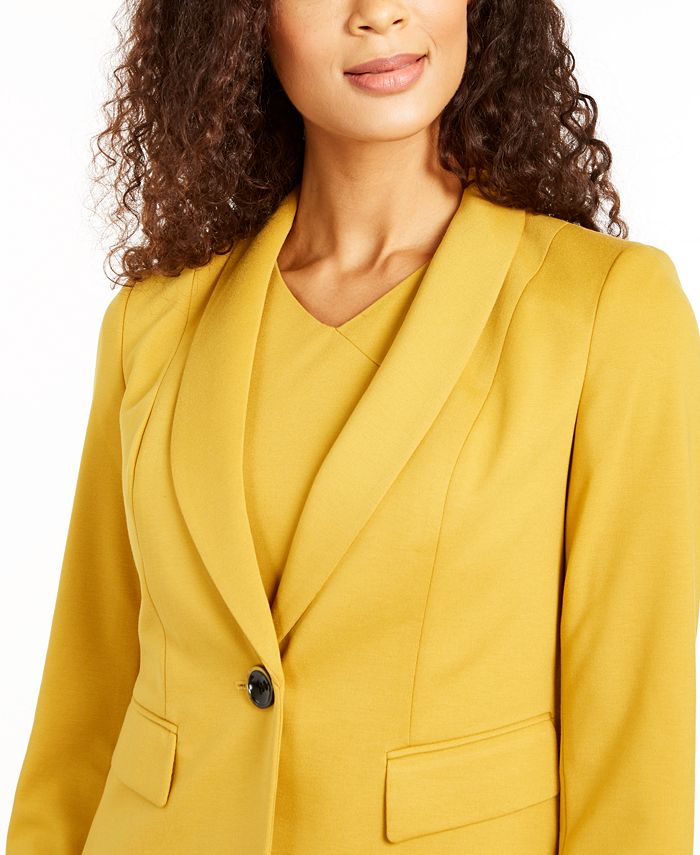 Kasper Shaw-Collar One-Button Blazer - Macy's