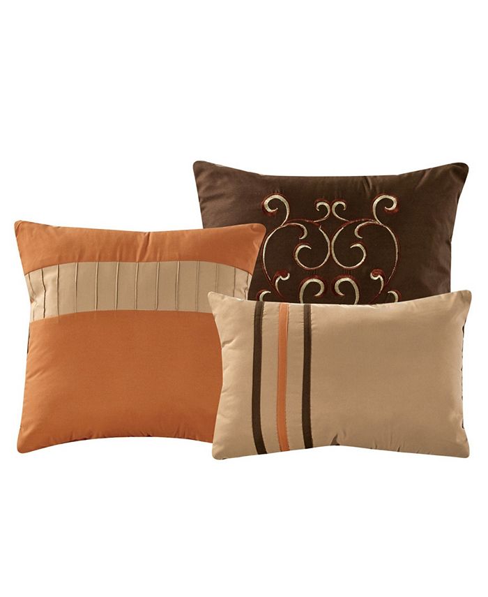 Luxlen Galloway 7 Piece Comforter Set, Queen & Reviews - Comforter Sets ...