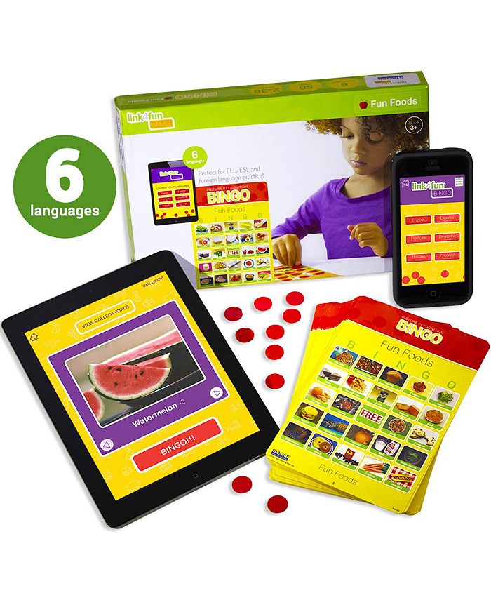 Stages Learning Materials Link4Fun Real Photo Fun Foods Bingo Game - Macy's