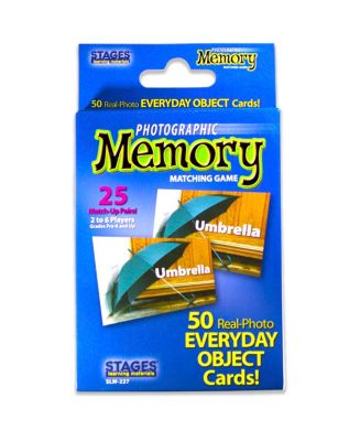 Stages Learning Materials - Picture Memory Card Game - Everyday Objects ...