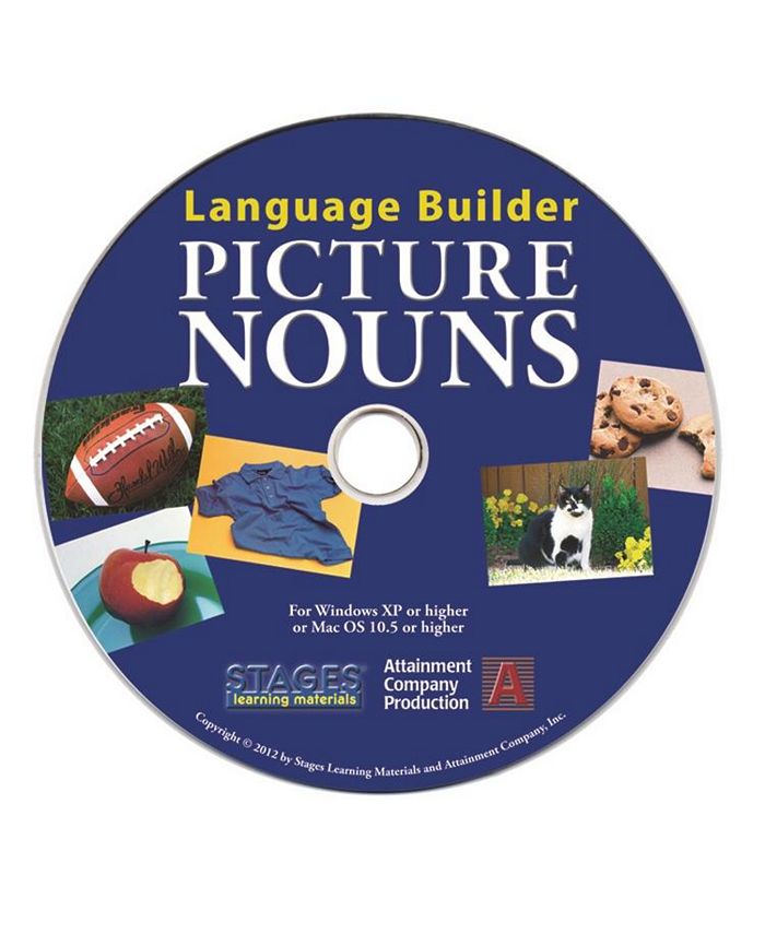 Stages Learning Materials Language Builder Picture Noun Autism Software ...