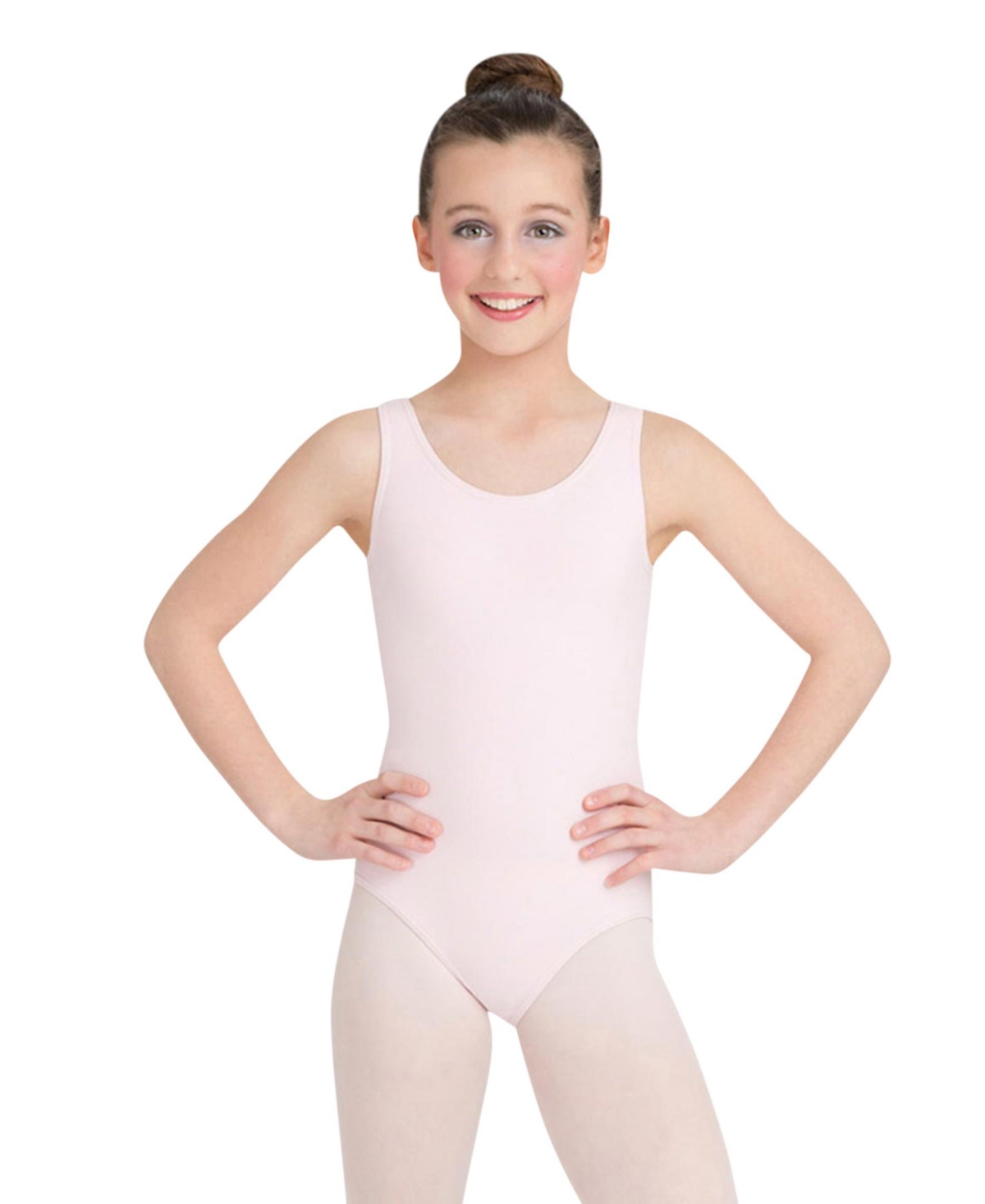 Click here for Capezio Girls High-Neck Tank Leotard - Magenta prices