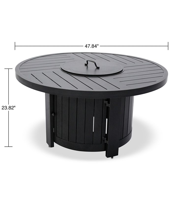 Agio CLOSEOUT! Marlough II Round Fire Pit, Created for Macy's - Macy's